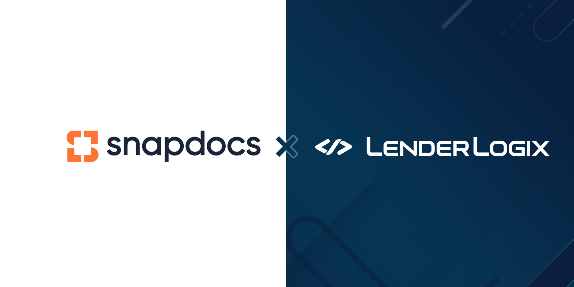 Snapdocs and LenderLogix Partner to Enable Frictionless Digital ...